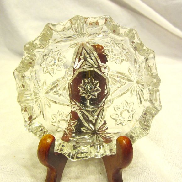 Anchor Hocking | Accents | Vtg Anchor Hocking Prescut Clear Glass ...